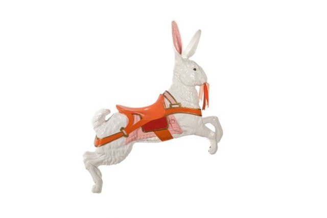 ANTIQUE AMERICAN PAINTED CAROUSEL RABBIT by G.A. Dentzel Company on artnet