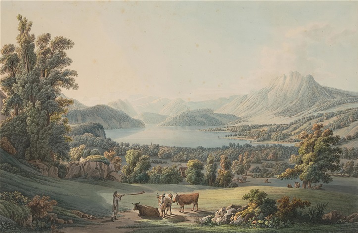 Vue du Lac de Lucerne dit des quatre Cantons by Peter Birmann on artnet