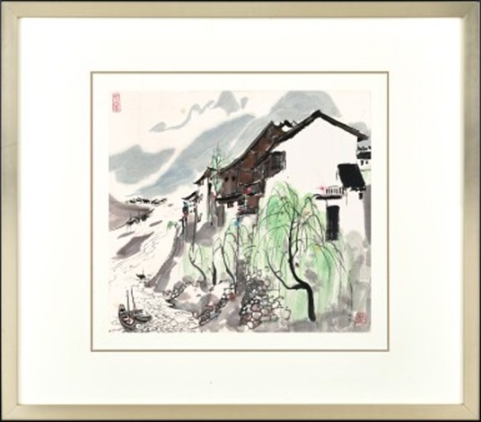 The Dazhu River of Sichuan by Wu Guanzhong on artnet