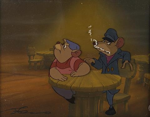 Basil and Watson in disguise sitting at a tavern table from The Great ...