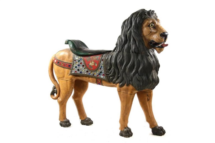 RARE EARLY CAROUSEL FIGURE by Charles I.D. Looff on artnet