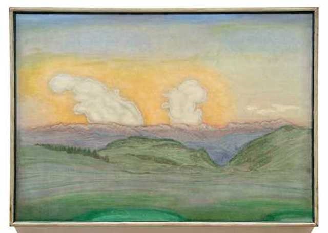 Chaîne du Mont-Blanc depuis le Praz de Lys by Alexandre Perrier on artnet