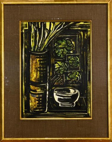 Still Life, Black Vase by Cady Wells on artnet