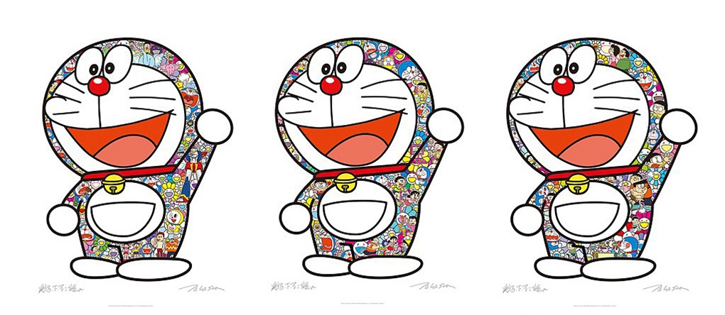 Doraemon Here We Go Doraemon Thank you Doraemon Hip Hip Hurrah（一组三件） by ...