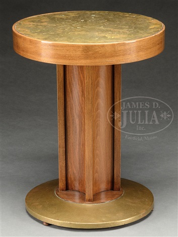 CIRCULAR SIDE TABLE BY JOSEPH HOFFMAN, VIENNA, AUSTRIA by Josef ...