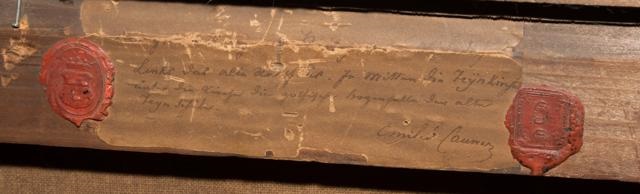 Ansicht vom alten Prag mit der Kirche der Jungfrau Maria vor dem Teyn ...