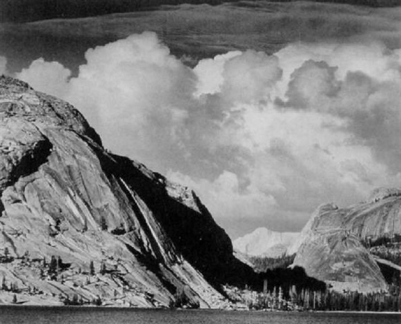Lake Tenaya, Mount Conness, Yosemite National Park, California by Ansel ...