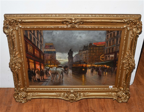 Place de Clichy in Paris by Fausto Giusto on artnet