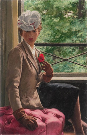 Portrait Portrait der Sylvie Boutet de Monvel by Bernard Boutet de ...