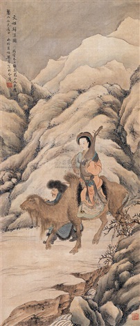 文姬归汉图 Kidnapped Cai Wenji returned to her motherland by Fan Xu on artnet