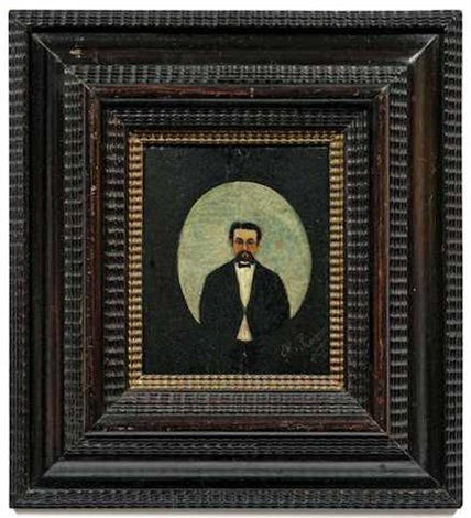 Pair of works Portrait de M. Steven Portrait de Mme Steven by Henri ...