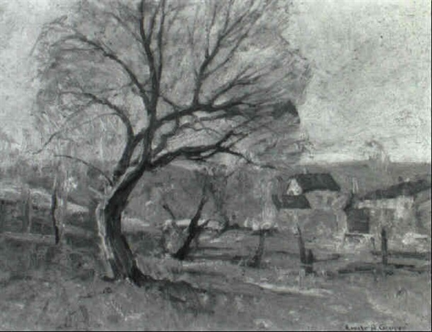 LANDSCAPE WITH OAK TREE by Emile Albert Gruppe on artnet