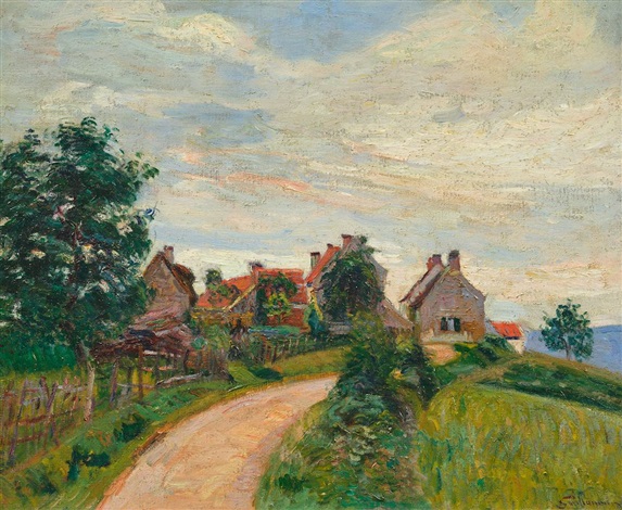 Village de Damiette by Armand Guillaumin on artnet