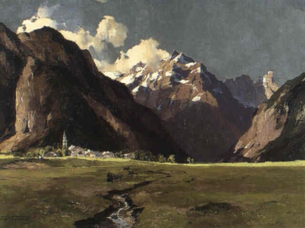 Blick auf Cima dei Preti by Hans Maurus on artnet