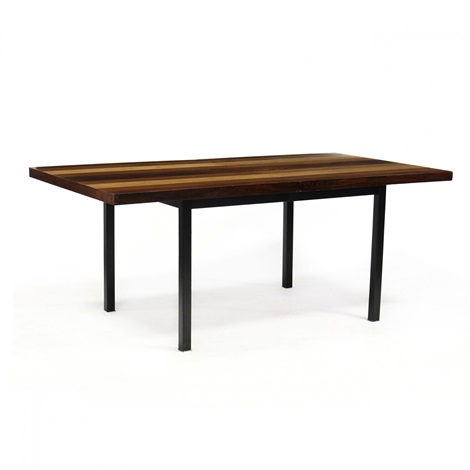 Linear Inlaid Dining Table by Milo Baughman on artnet