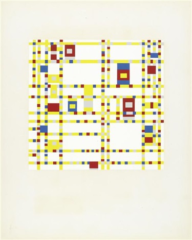 Mondrian portfolio of 12 wcolophon, index and intro by Michel Seuphar ...