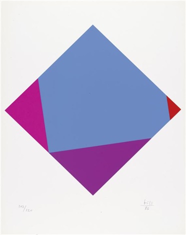 8 transcolorationen portfolio of 8 wcolophon and intro by Max Bill on ...