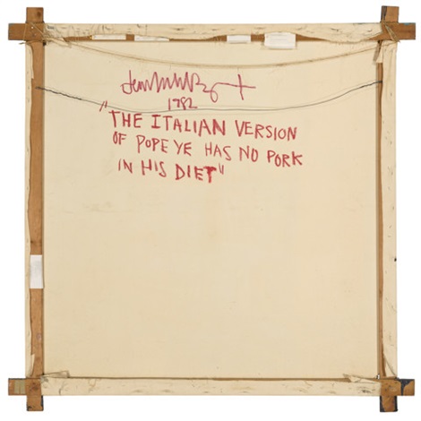 The Italian Version of Popeye has no Pork in his Diet by Jean-Michel ...