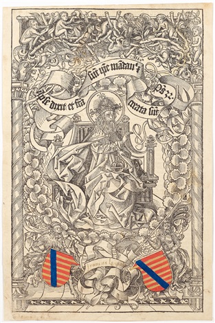 God the Father. From Schedelsche Weltchronik, Nuremberg by Michel ...