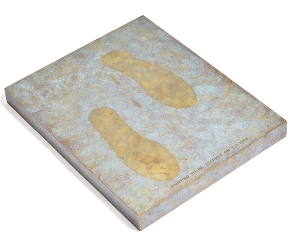 Painting to be stepped on by Yoko Ono on artnet