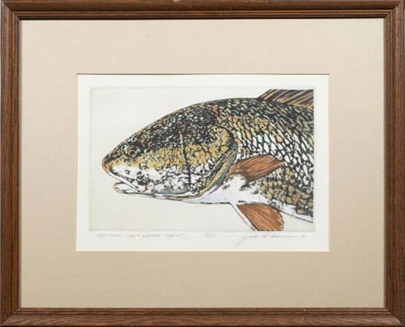 Fish Series Permit, Snook, Redfish, Bone Fish, Tarpon,, by Jack Cowin ...