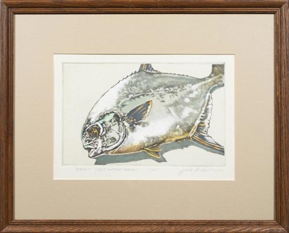 Fish Series Permit, Snook, Redfish, Bone Fish, Tarpon,, by Jack Cowin ...