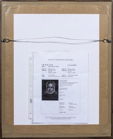 Ernest Hemingway, 1952 by Yousuf Karsh on artnet