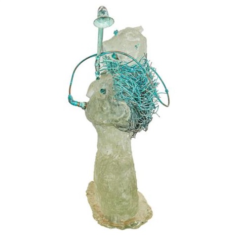 Gossipbater, glass and metal sculpture by Hank Murta Adams on artnet