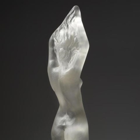 An Early Steuben Diving Girl Glass Flower Frog by Frederick Carder on ...