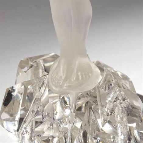 An Early Steuben Diving Girl Glass Flower Frog by Frederick Carder on ...