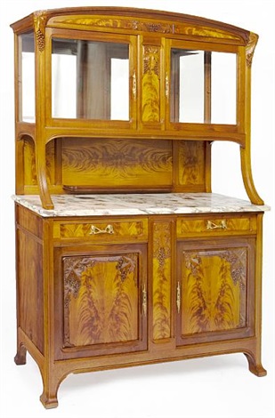 Grapevine dining suite comprising a dining table with two leaves, eight ...