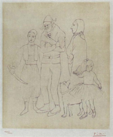 La famille des saltimbanques by Pablo Picasso on artnet