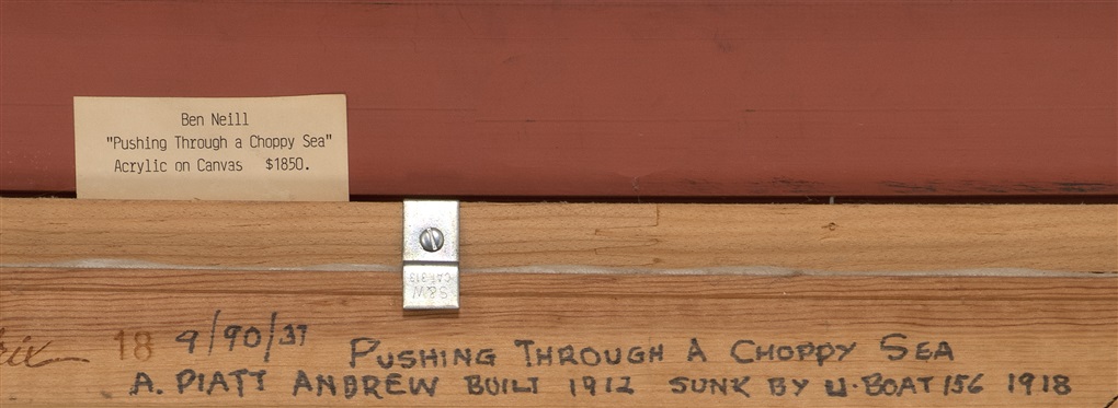 Pushing through a Choppy Sea by Ben Neill on artnet