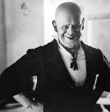 Portrait of the musical clown Grock Adrian Wettach by Lotte Jacobi on ...