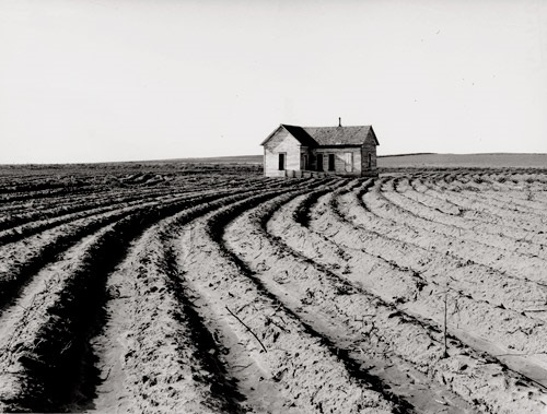 Tractored out, childress county, Texas by Dorothea Lange on artnet