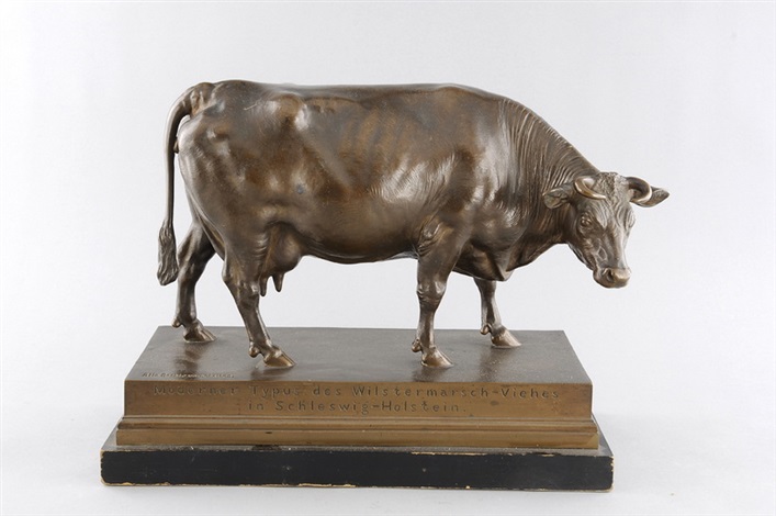 Kuh des Wilstermarsch model by Max Landsberg on artnet