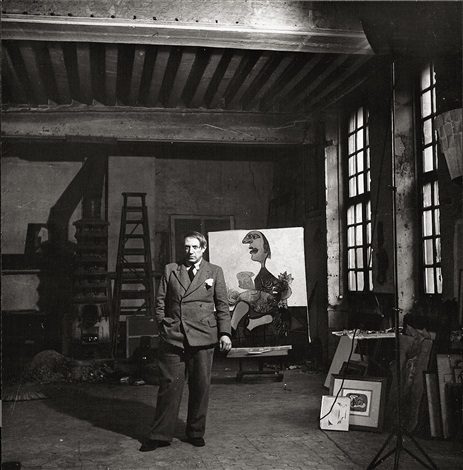 Pablo Picasso in his studio by Pablo Picasso on artnet
