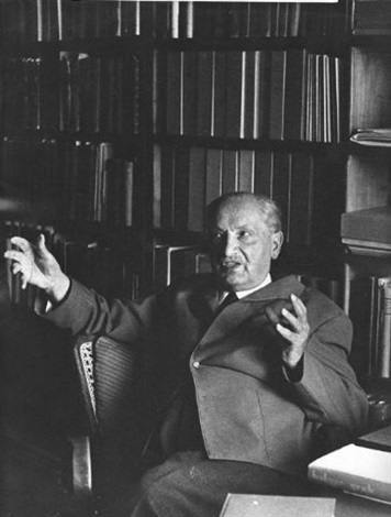 The philosopher Martin Heidegger by Digne Meller-Marcovicz on artnet