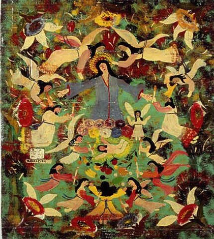 Adoration à la Sainte Vierge by Hector Hyppolite on artnet