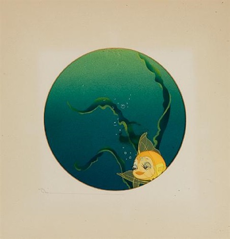 The lovable fish Cleo from Pinocchio by Walt Disney Studios on artnet