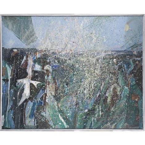 The Wave in the North - a Painting for Gisele by Keith Grant on artnet