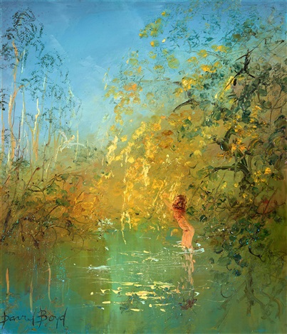 Bather Under the Wattle by David Boyd on artnet