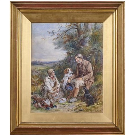 Father and Son Hunting by James Hardy Jr. on artnet