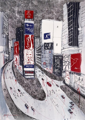 Times Square, New York by Mark Hanham on artnet