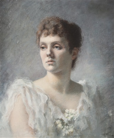 Portrait of a woman, thought to be Isabella Stuart Gardner by John ...