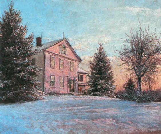 Dawn, Parmelees, light snow by Peter Poskas on artnet
