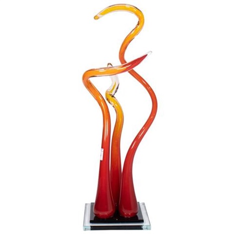 Abstract in Red by Randy Strong on artnet