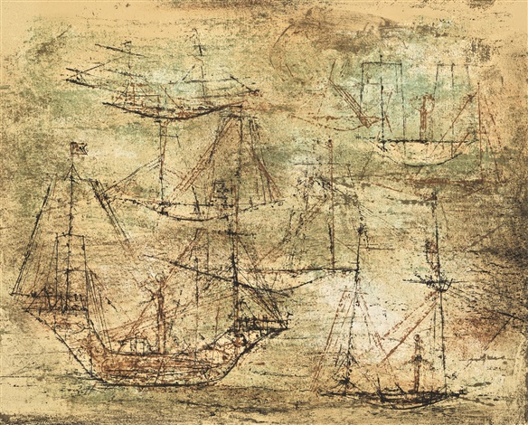 Les Voiliers The sailing ships by Zao Wou-Ki on artnet