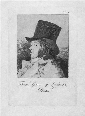 Franco. Goya y Lucientes Pintor Selbstbildnis by Francisco Goya on artnet