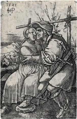 Der Bauer und sein Liebchen by Hans Sebald Beham on artnet